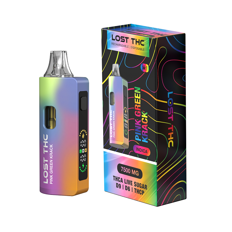Lost THC V2 7.5 Gram THCA Disposable | Rainbow Edition – LOST BRANDS
